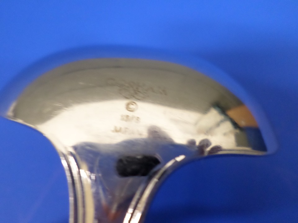 Gorham SHELL Glossy 18/8 Stainless JAPAN Flatware 7 1/4" GRAVY LADLE | eBay