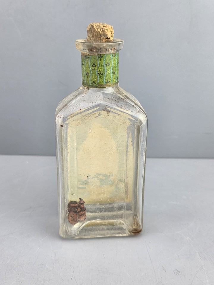Antique Glass Paragon Rose Face Lotion Apothecary Bottle w/ Stopper | eBay