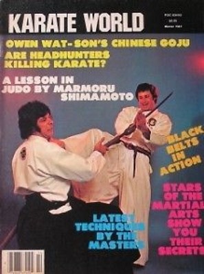 1981 KARATE WORLD PREMIER ISSUE! JIM MILLER MIKE STONE KUNG FU MARTIAL ...