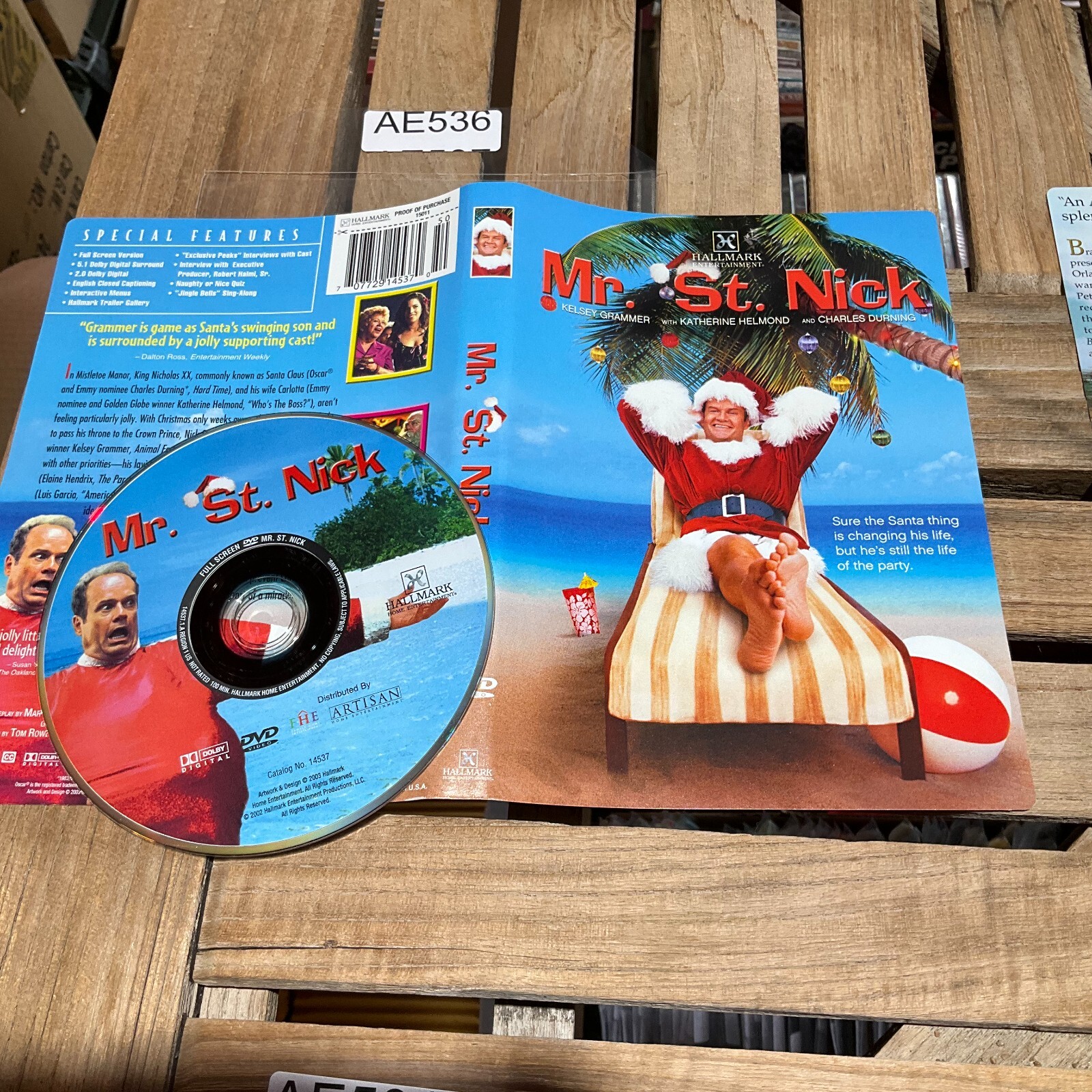Mr. St. Nick (DVD, 2003) No Case No Tracking #AE536 707729145370| eBay