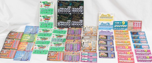 50 Arizona Lottery $1 & $2 Scratch Tickets USED Losing Scratchers $77 ...