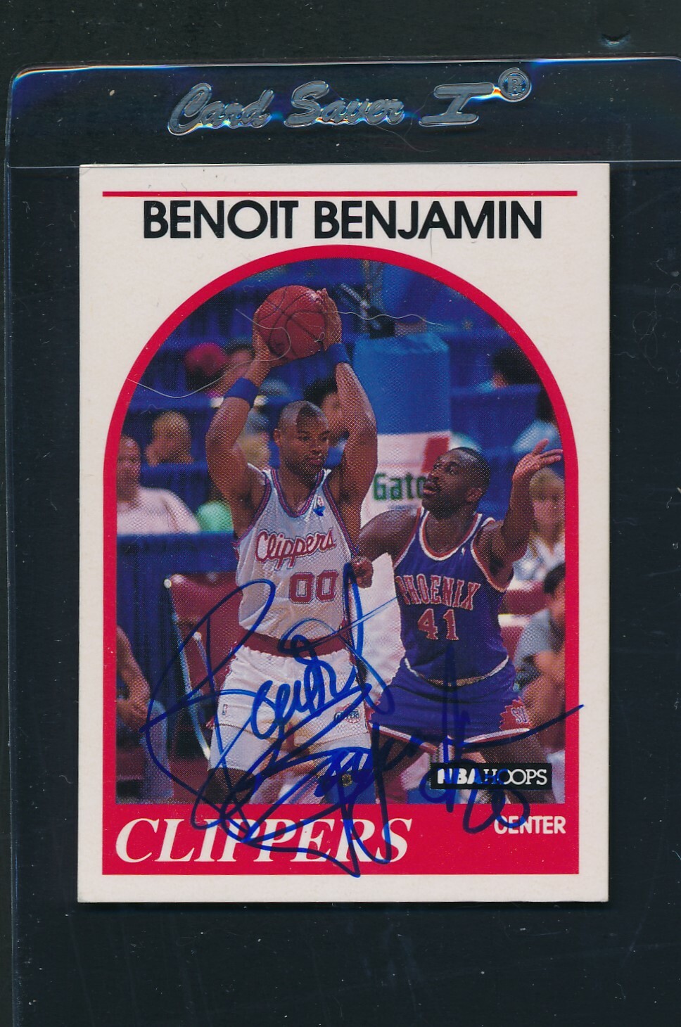 1989-90 Hoops #114 Benoit Benjamin Clippers Signed Auto *A4410 | eBay
