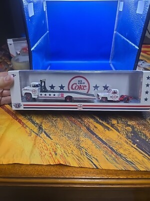 M2 Machines Auto-Haulers COKE 1958 Chevrolet Spartan 1976 GMC Sierra ...