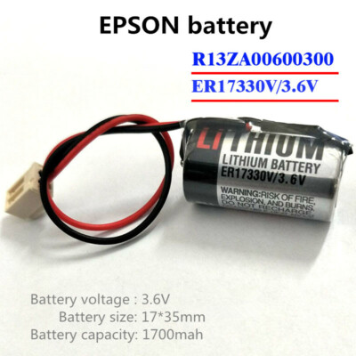 EPSON R13ZA00600300 body battery Toshiba ER17330V/3.6V 1700mah | eBay