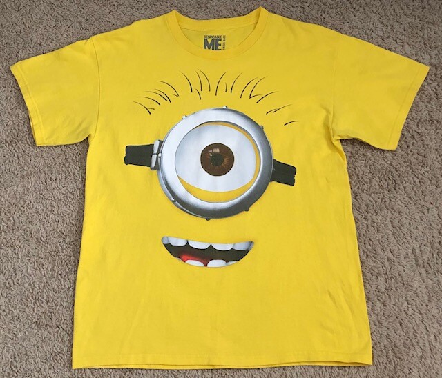 Despicable Me Minions Yellow Graphic T-Shirt Size Lar… - Gem