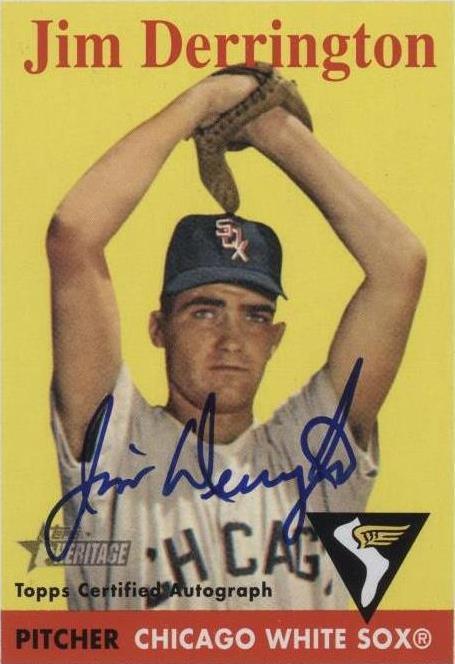 2007 Topps Heritage - Real One Autographs Jim Derrington #ROA-CJD (AU ...