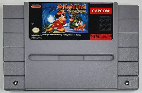 The Magical Quest Starring Mickey Mouse (Super Nintendo, 1992) SNES | eBay
