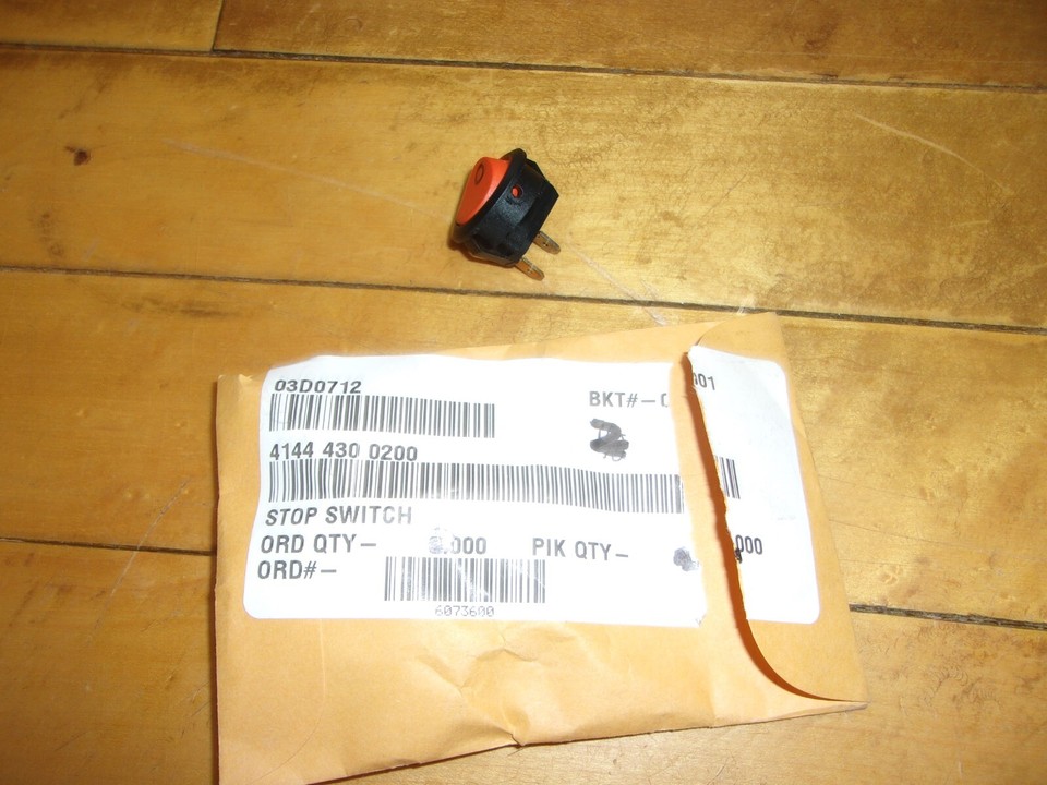 Stihl Stop Switch Button 4144-430-0200 OEM FS40C FS50 FS56 FS70 FC70 # ...