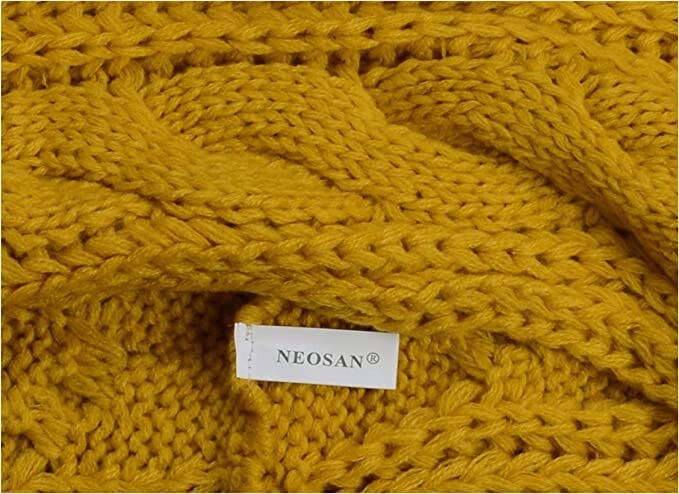 NEOSAN Womens Thick Ribbed Knit Winter Infinity Circle Loop Scarf | eBay