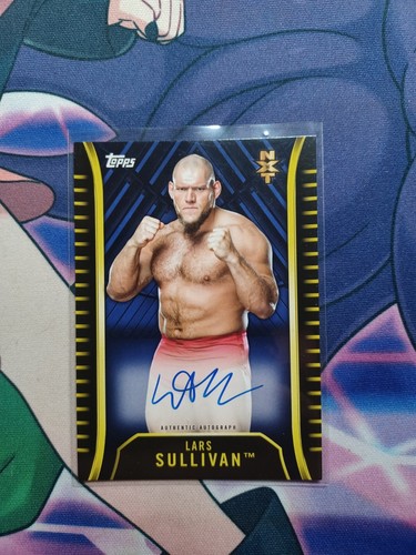 2018 Topps WWE NXT Autograph LARS SULLIVAN Blue 42/50 | eBay