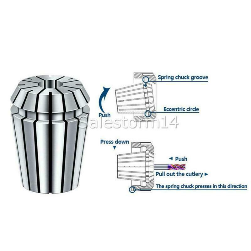 ER11-ER16-ER20 Collet 1-13mm Spring Collets Chuck Set For CNC Milling ...