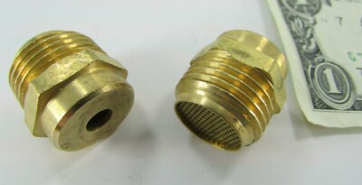 Lot 2 Aqualine Solid Brass Irrigation Bubblers Sprinklers Tree Watering ...