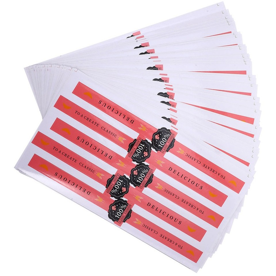 300pcs Food Retail Package Seal Labels: Safe Secure Tamper Evident ...