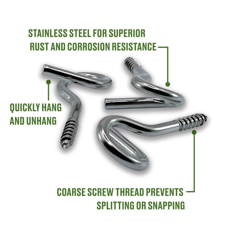 Group, Quick Hanger, Stainless Steel Hangers, 50 lbs., 12 Pack | eBay