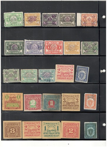 US STATE REVENUE STAMP COLLECTION | eBay