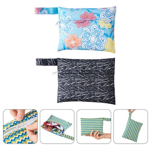 2 Pcs Bag for Storing Sanitary Napkins Multi-function Period Pouch ...