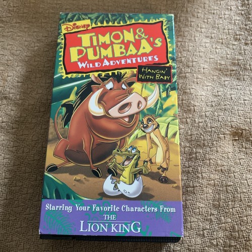 Timon and Pumbaas Wild Adventures - "Hangin With Baby" (VHS, 1996 ...