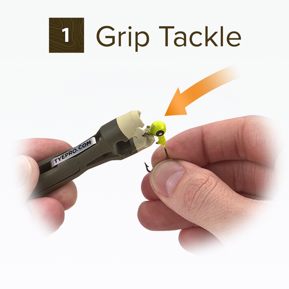 TYEPRO Original Fishing Knot Tying Tool - Hook & Jig Threader/Tier ...