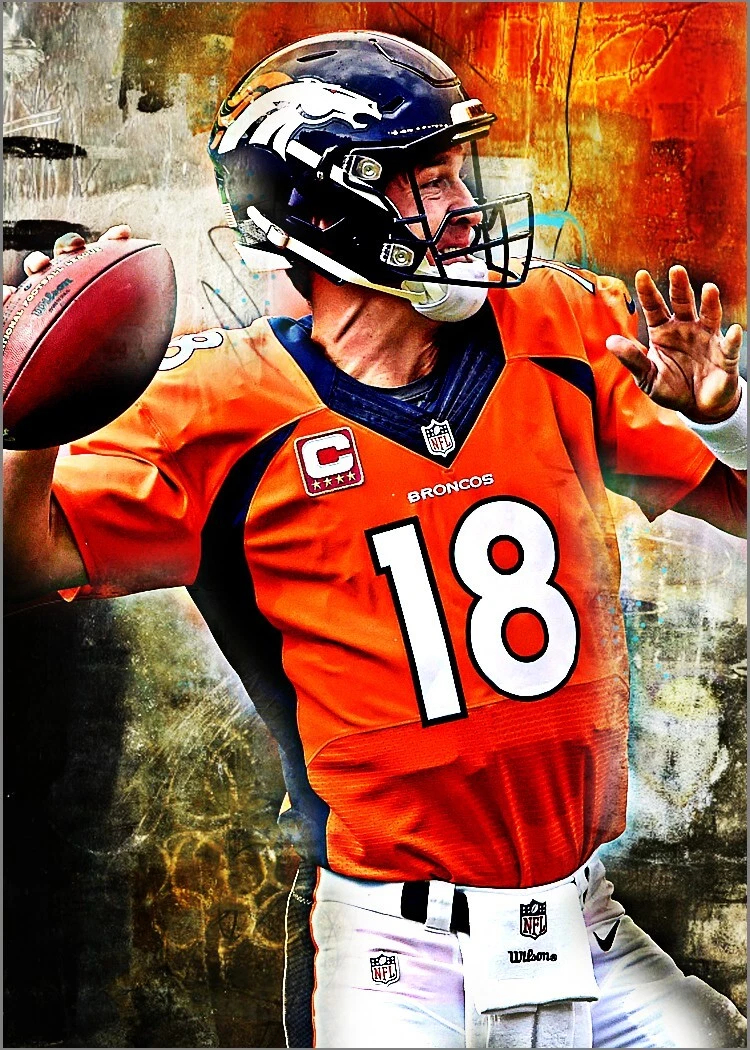 Peyton Manning 18 Coloring Pages