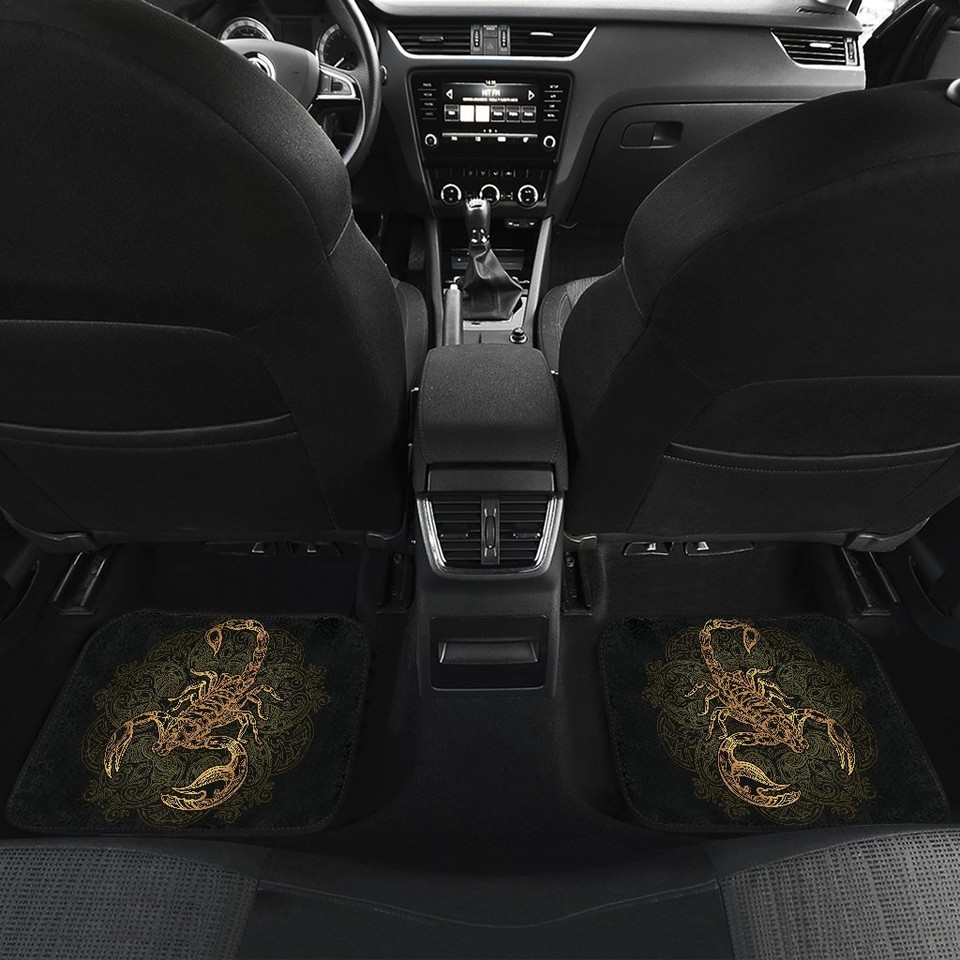 Scorpio Zodiac Front And Back Car Mats, Car Floor Mats Set, Scorpion ...