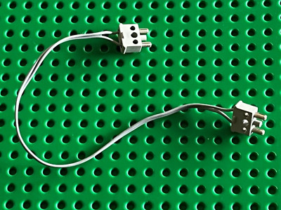 Fiche Cable LEGO TRAIN Electric 4,5v 12v Wire Plug ref 766c01 / env. 20 ...