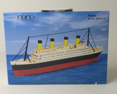 Paper Nano Kawada Laser Cut Paper Model Kit PN135 "The Titanic" | eBay