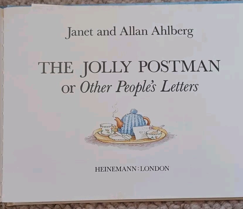 Janet and Allan Ahlberg Jolly Postman 1992 Hardback Double Signed Both ...