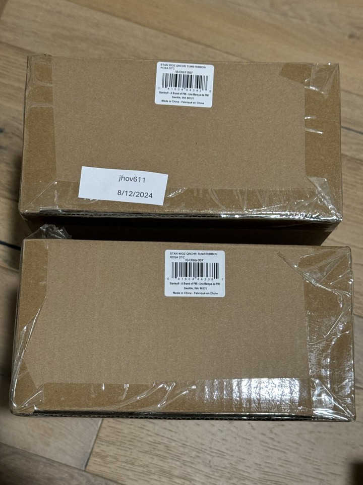 Mommy And Me Set 20 & a 40 oz—-Stanley Love Shack Fancy Ribbon Rosa | eBay