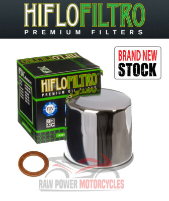 Fits Triumph America 865 LT EFI 2017 Oil Filter & Sump Washer HF204C ...