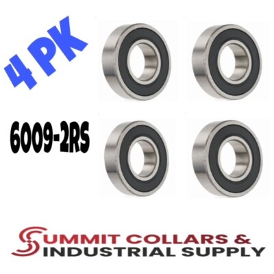6009-2RS Ball Bearing Premium Rubber Sealed 45x75x16 mm (Qty 4) | eBay