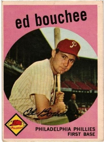 1959 Topps # 39 - ED BOUCHEE - PHILADELPHIA PHILLIES - VG/EX | eBay