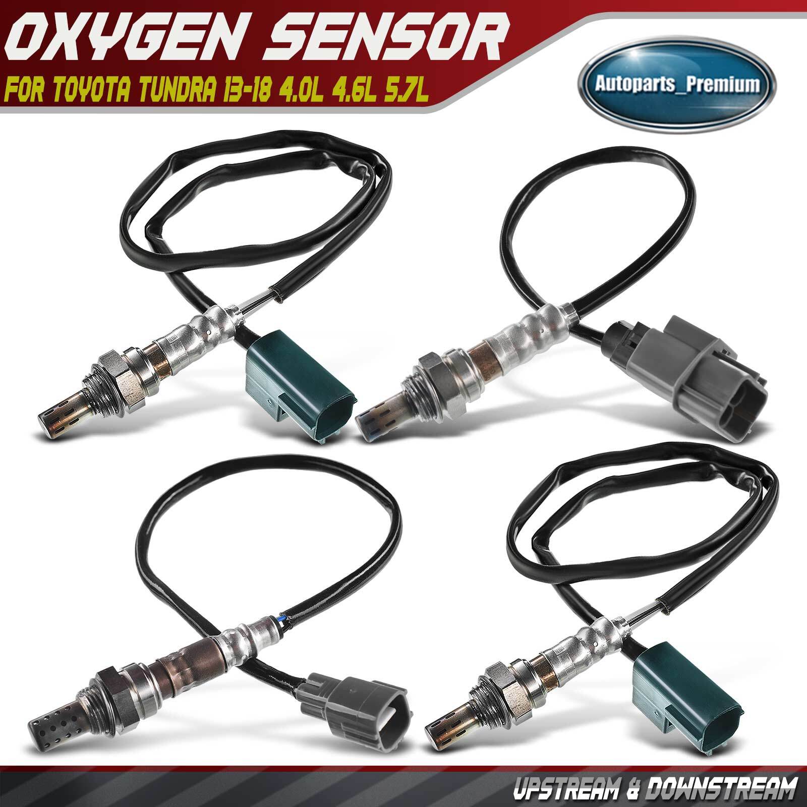4x Upstream & Downstream O2 Oxygen Sensor for Toyota Tundra 13-18 4.0L ...