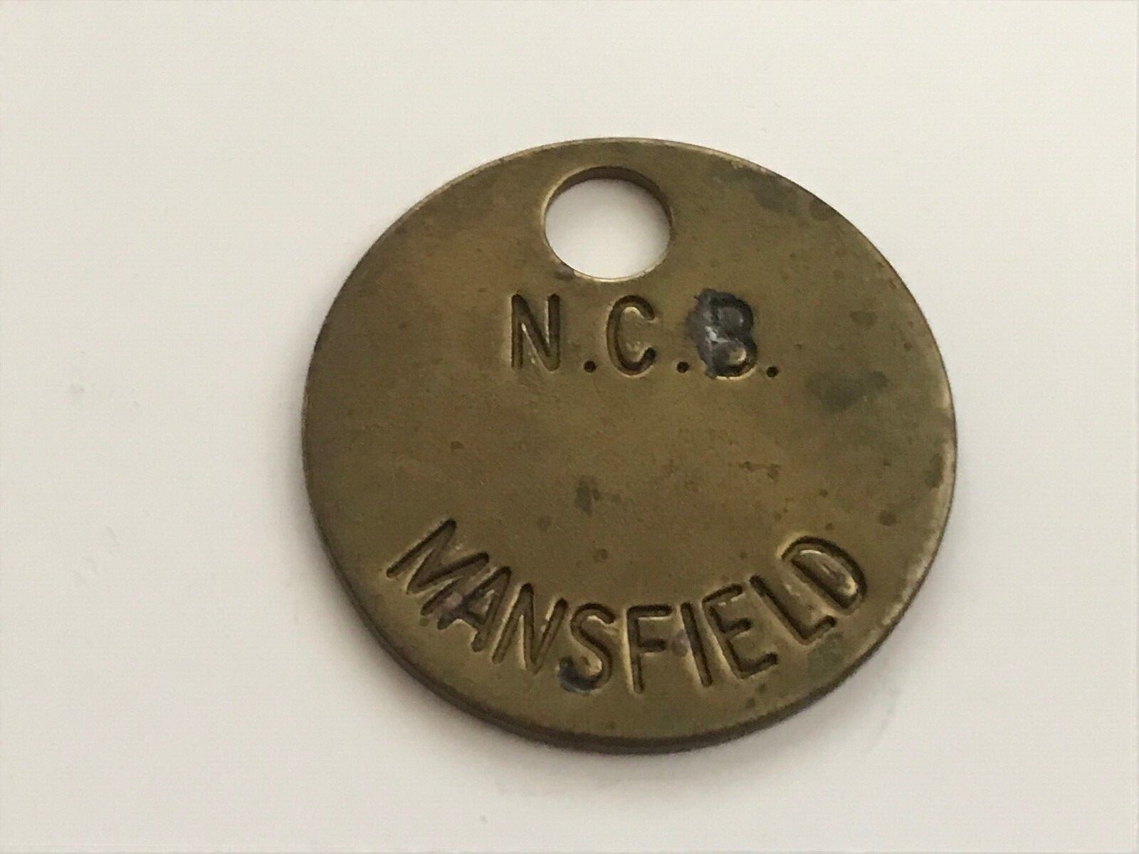 Original Mansfield Colliery Pit Check Token Tally | eBay