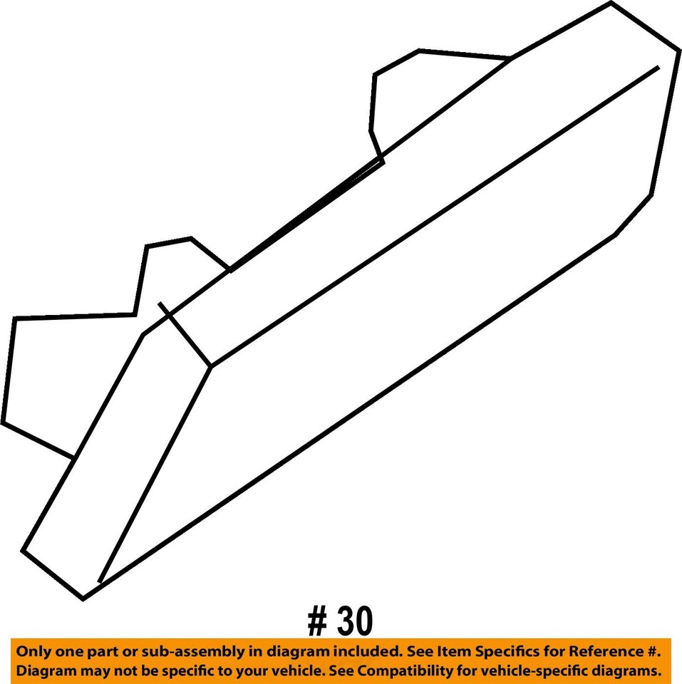 GM OEM 10-16 Terrain,Trax Rear Bumper Bumper Components-Reflector ...