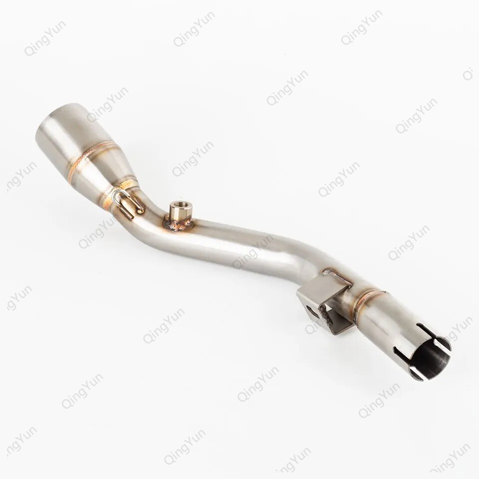 Slip-on Exhaust Muffler Middle Link Pipe For Kawasaki KLX230 KLX230R ...