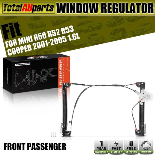 Front Left Window Regulator for Mini Cooper Works R50 R52 R53 06/2001 ...