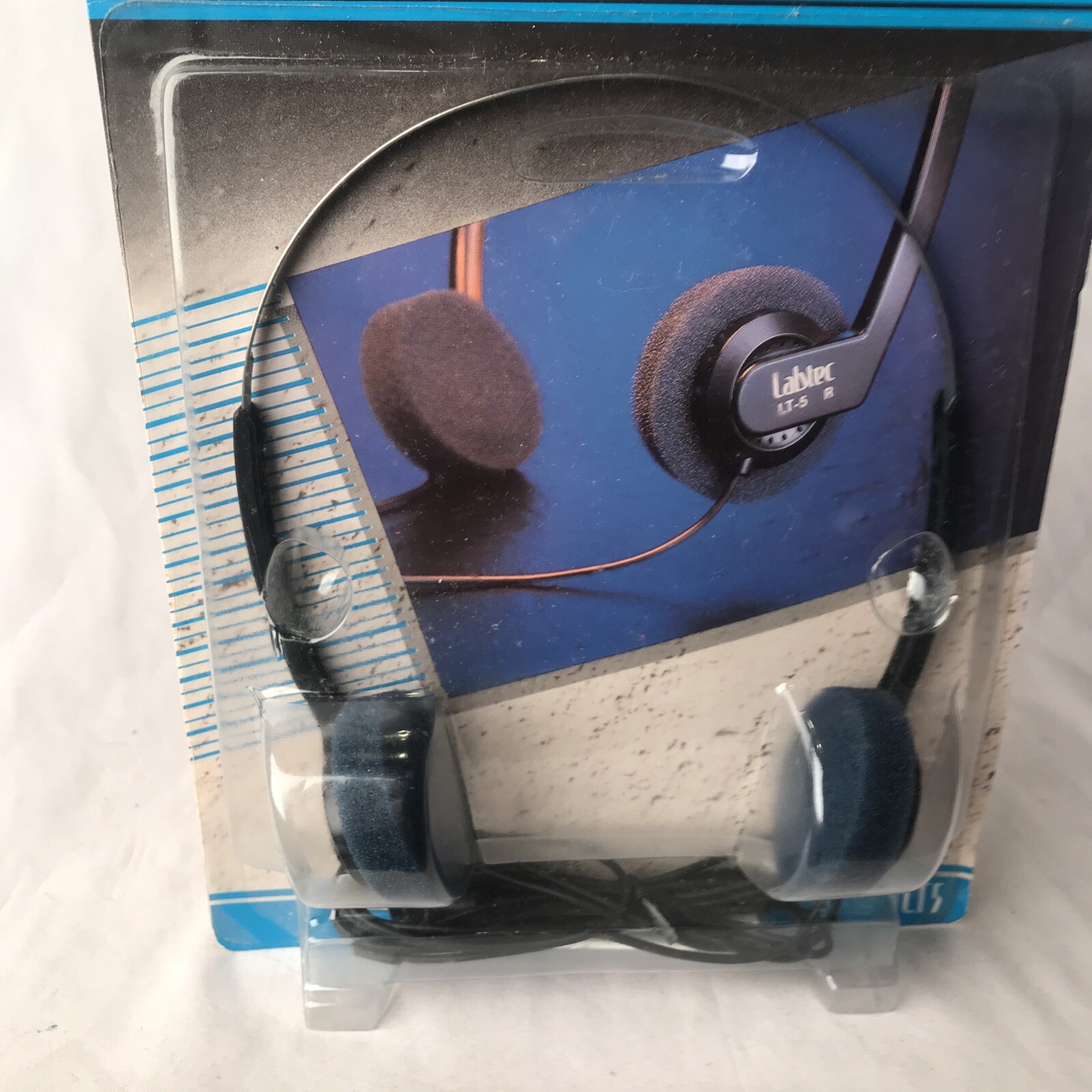 Labtec+Stereo+Headphones+Lt5+1988+Vintage+3.5mm+Plug+Old+Stock for sale ...
