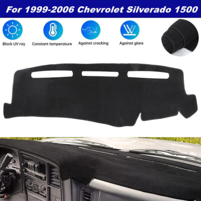 Car Dash Cover Mats Dashboard Pad for Chevy Silverado 1500 2500 Tahoe ...