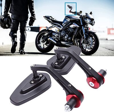 7/8 " Motorbike Handle Bar End Mirror For Triumph SPEED TRIPLE SPEED ...