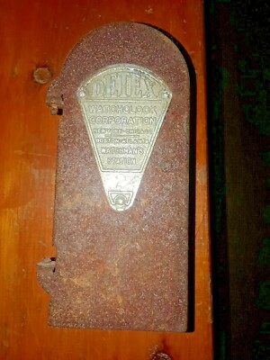 Vintage DETEX WATCHCLOCK Corp Security Watchman's Station Box #2 | eBay