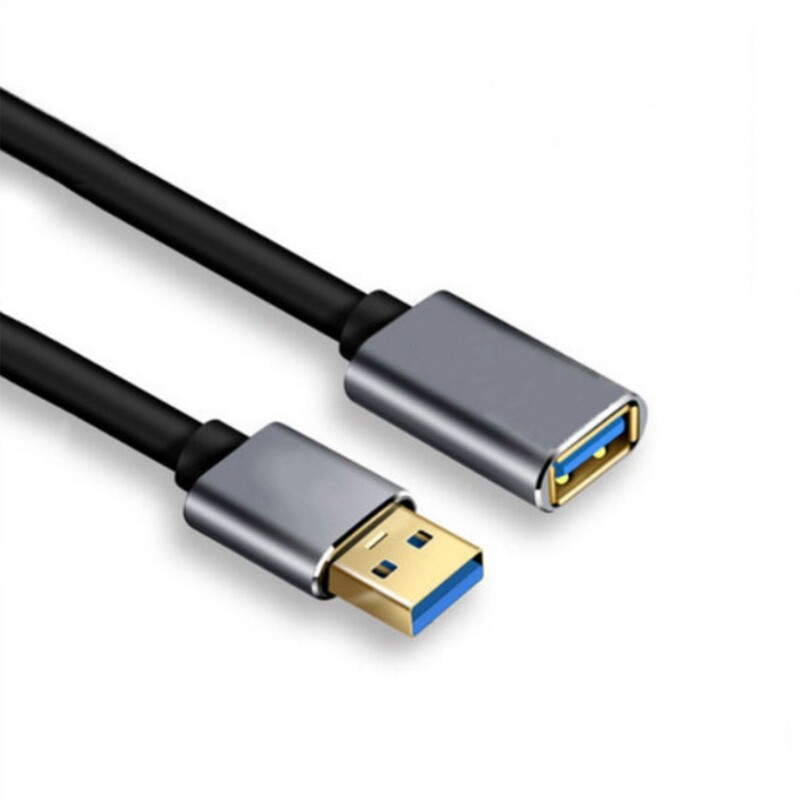 1m/2m USB 3.0 Cable Fast Charging Cord Durable USB Male to Female ...