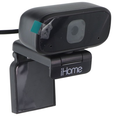 iHome Office 720P USB Plug and Play Webcam with External Mic - Black ...