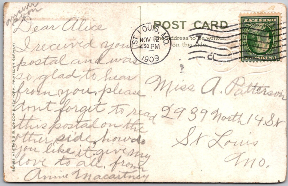 We Love Billy Possum 4 William Taft Uncle Sam Poem Embossed Postcard ...