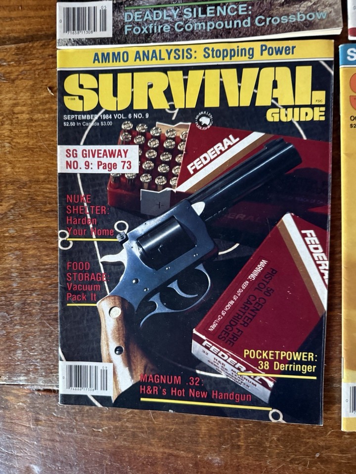 1984 Survival Guide Magazine Lot 11 In Total | eBay