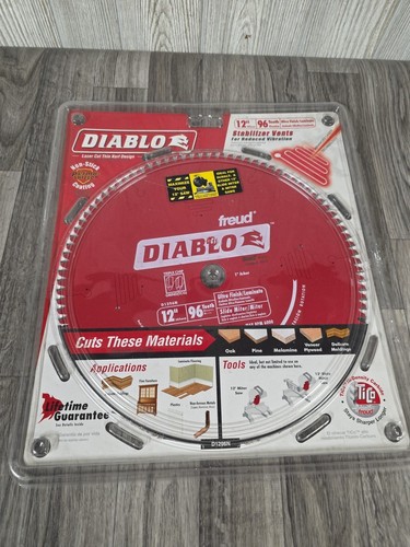 Diablo D1296N Medium Aluminum Miter Saw Blade 12" 96 Teeth | eBay