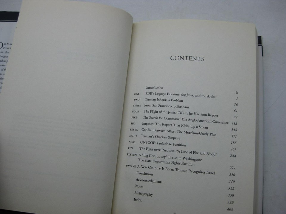 A Safe Haven: Harry S. Truman and the Founding of Israel by Ronald ...