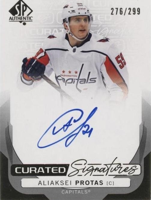 2024-25 Sp Authentic - Curated Signatures Aliaksei Protas #SPC-AP /299 ...