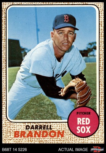 1968 Topps #26 Darrell Brandon * Red Sox COMMON VARIATION 6 - EX/MT | eBay