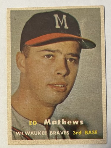 1957 Topps Ed Mathews #250 | eBay