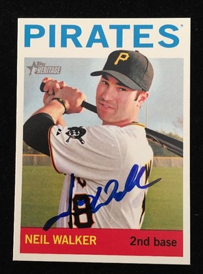 NEIL WALKER 2013 TOPPS HERITAGE Autograph Signed AUTO Baseball Card 302 ...